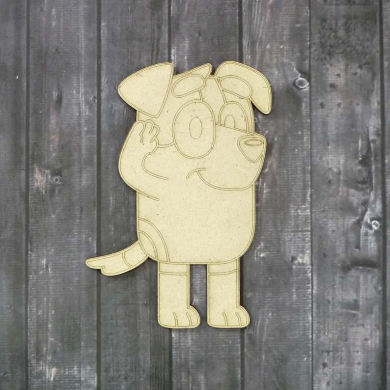 Bluey Wooden Craft Shapes, Laser Cut Bluey Wooden Cutouts, Bluey Wooden ...
