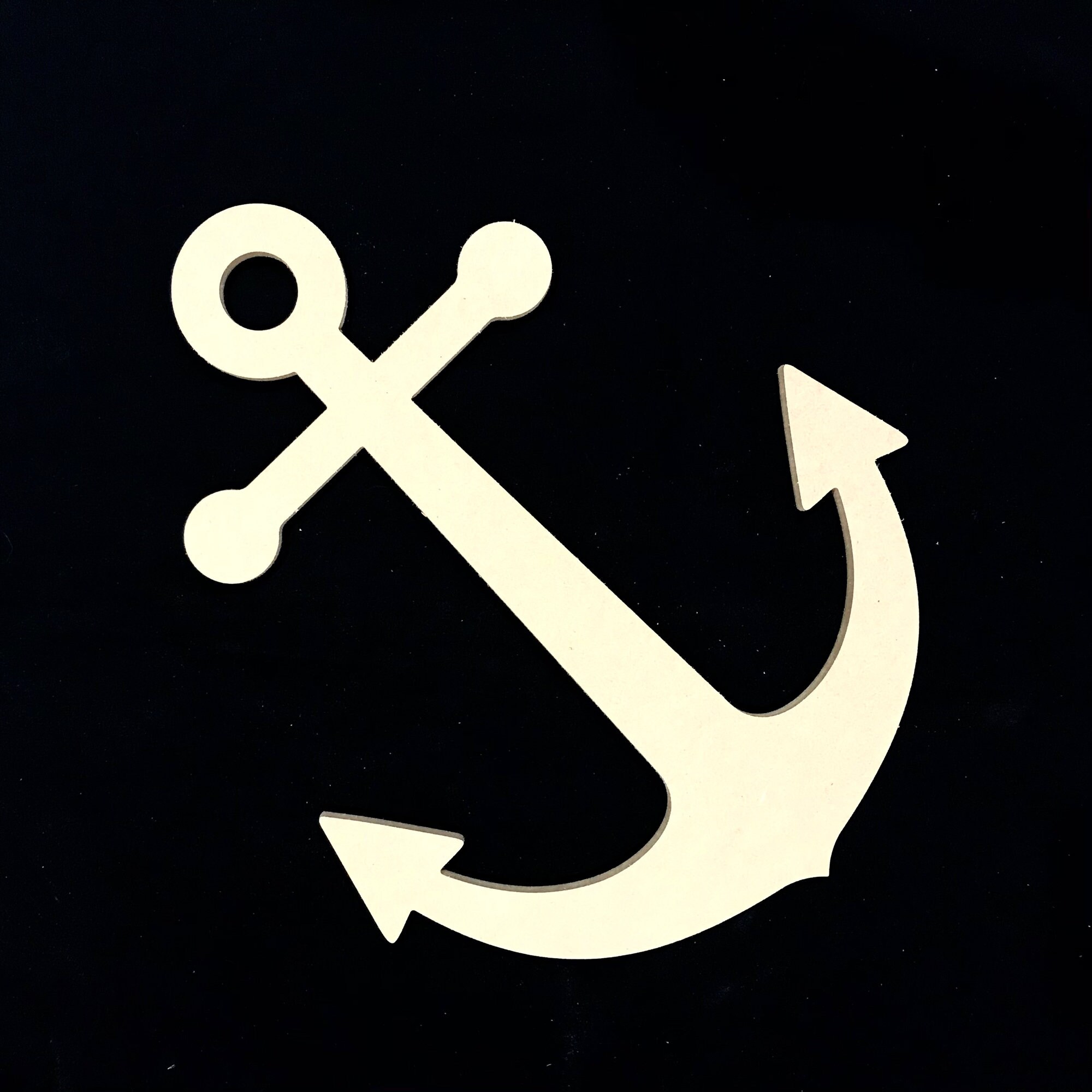 Sailboat and Anchor Wooden Craft Shapes, MDF Blank Craft Shapes, Craft ...