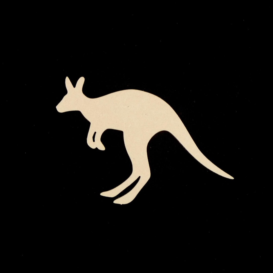 Australian Animal Wooden Craft Shapes, Kangaroo Wood Craft Shapes ...