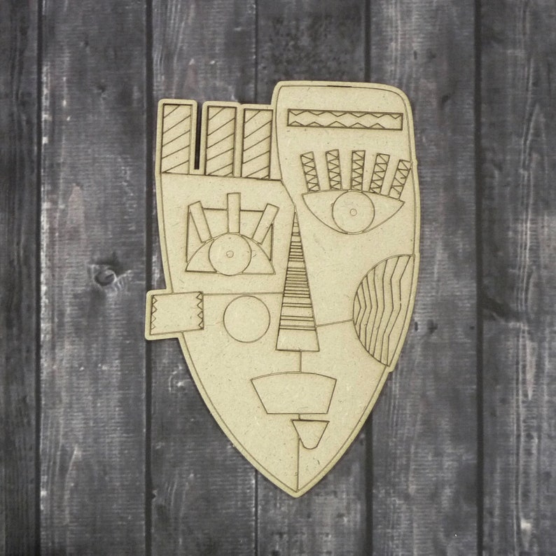 Mask Laser Cut Wooden Shape, Face Mask Wooden Cutout, Mask Blanks, Mask ...