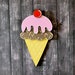 Ice Cream Wooden Cut Out, Ice Cream Craft Shape, Laser Cut Ice Cream ...