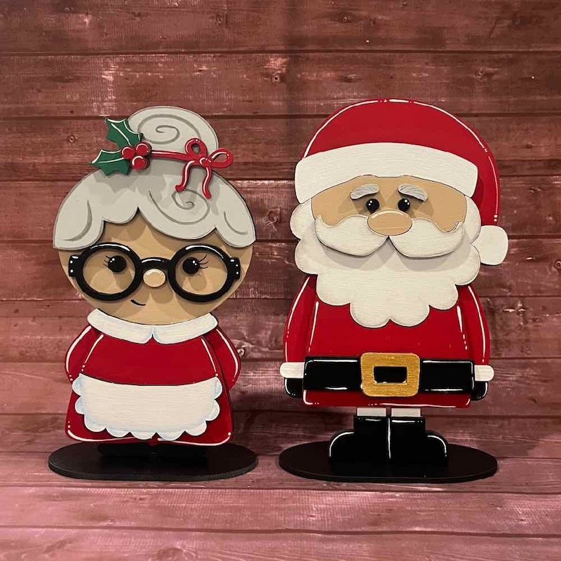 Santa Cutout - Etsy