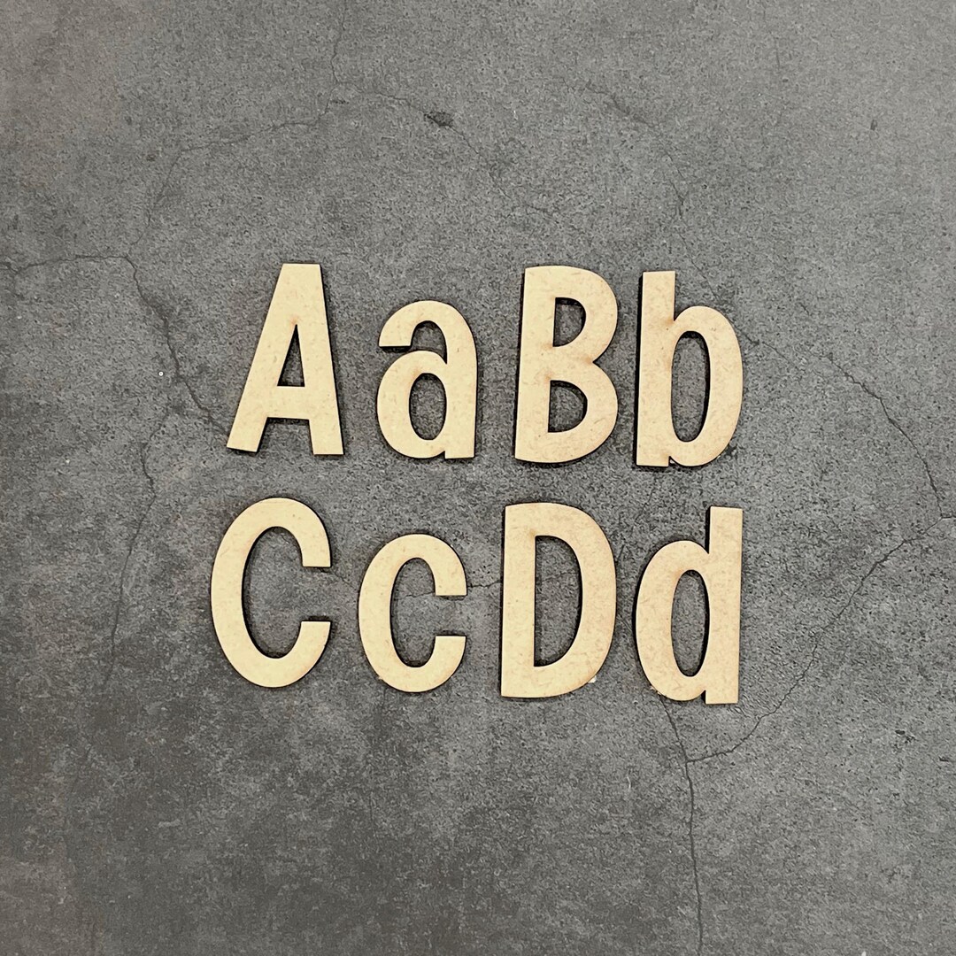 Laser Cut Wooden Craft Letters, Custom Diy Wood Letters, Alphabet ...