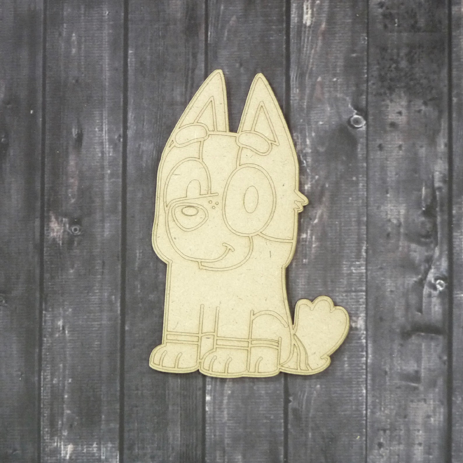 Bluey Wooden Craft Shapes, Laser Cut Bluey Wooden Cutouts, Bluey Wooden ...