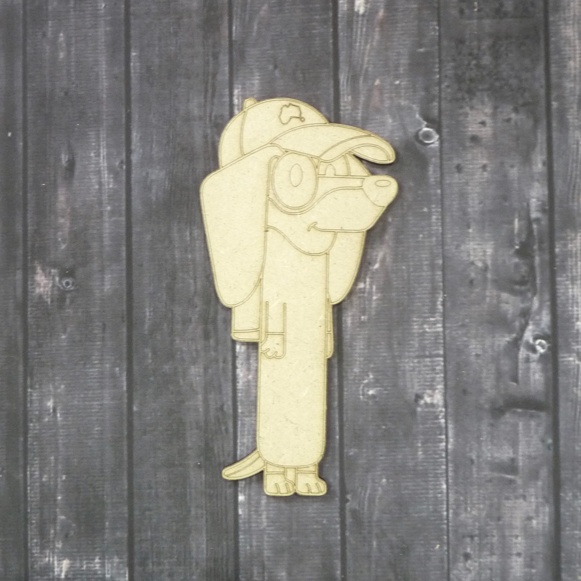 Bluey Wooden Craft Shapes, Laser Cut Bluey Wooden Cutouts - Etsy