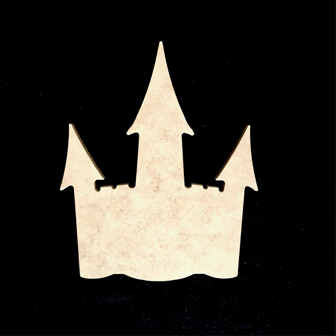 Princess Castle Wooden Cutout, Castle Wooden Craft Shapes, Princess ...