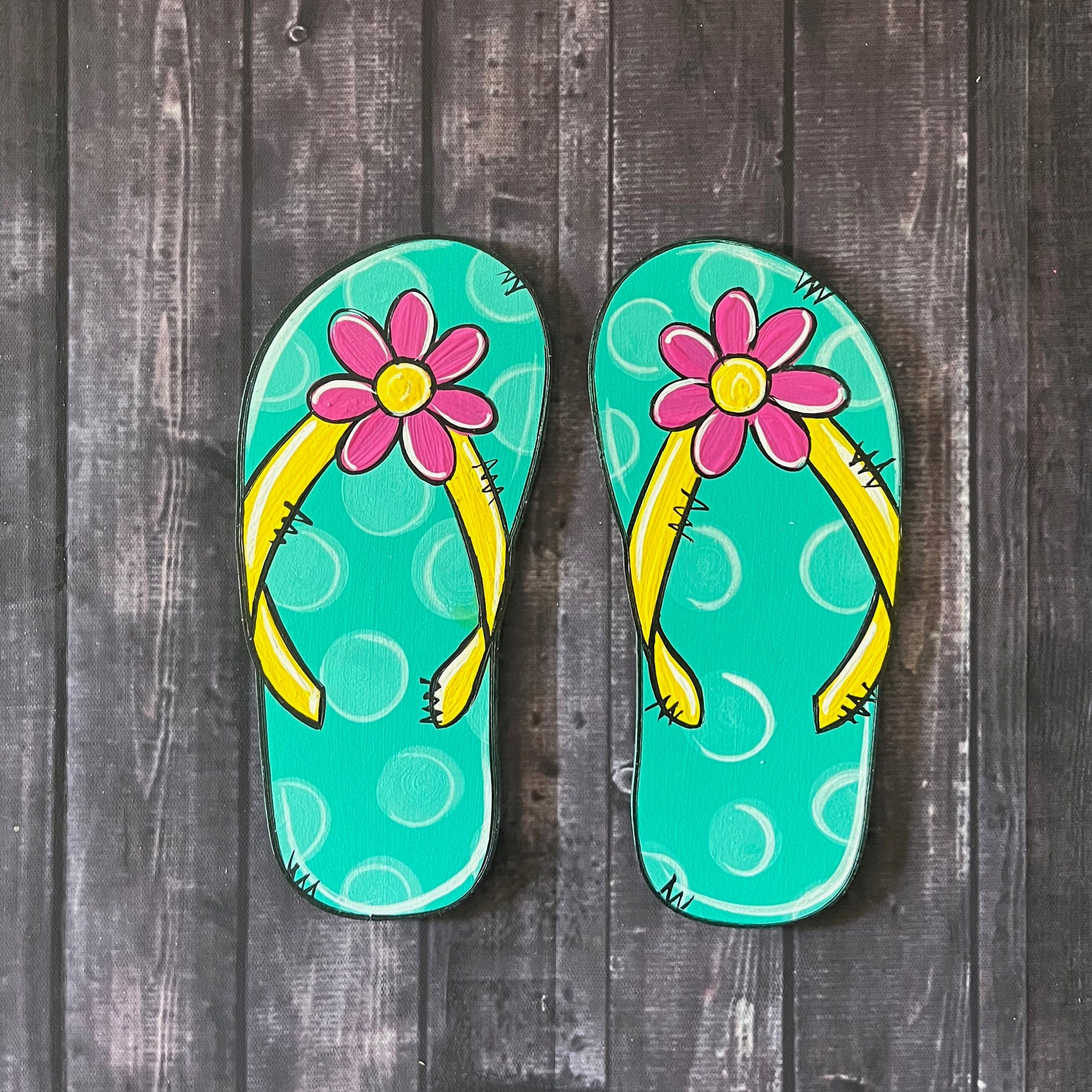 Flip Flops Laser Cut Wooden Shape, Thongs Wooden Cutout, Thongs Wooden ...