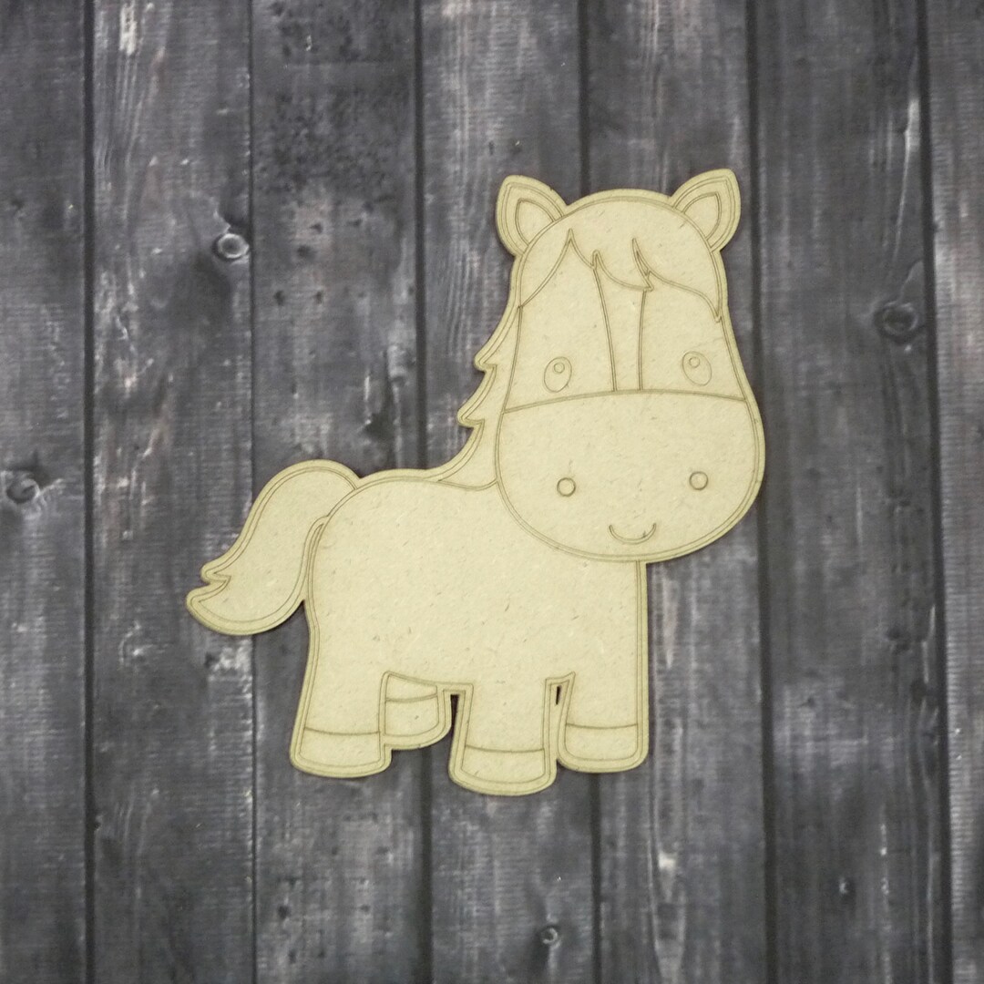 Farm Animals Wooden Craft Shapes, DIY Farm Animal Wooden Cutouts, Farm ...