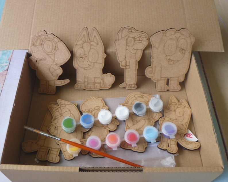 Bluey Crafts Sets, Bluey DIY Kids Painting Kits, Kids Painting Sets ...