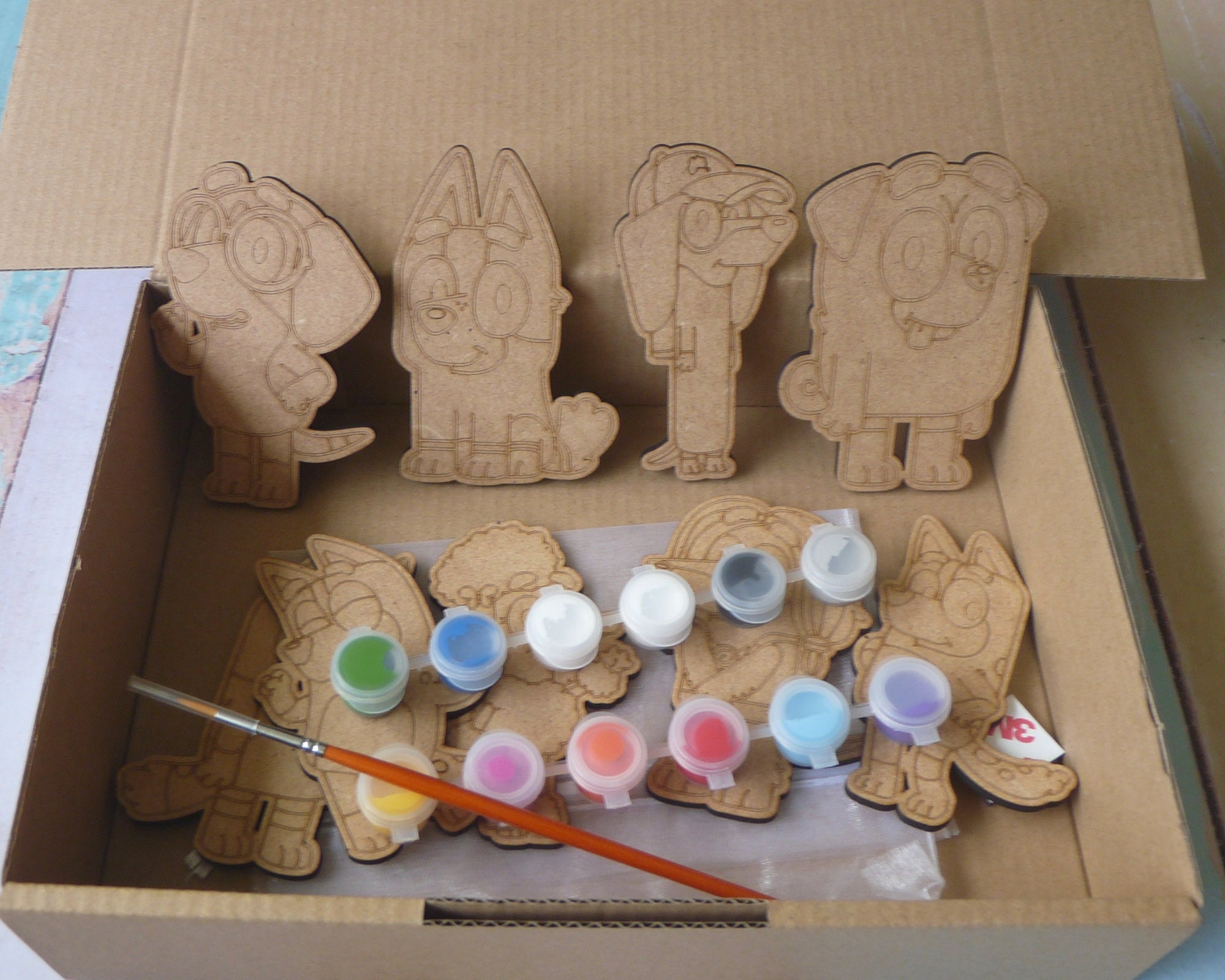 Bluey Crafts Sets, Bluey DIY Kids Painting Kits, Kids Painting Sets ...