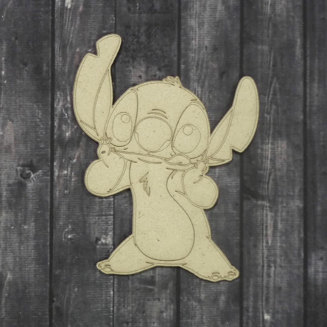 Lilo and Stitch Craft Shapes, DIY Lilo and Stitch Wooden Cutouts, Lilo ...