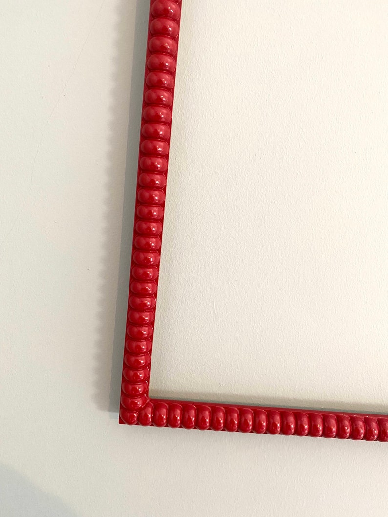 Beautiful Hand Painted Lacquered Bobbin Mirrors . Any Colour - Etsy