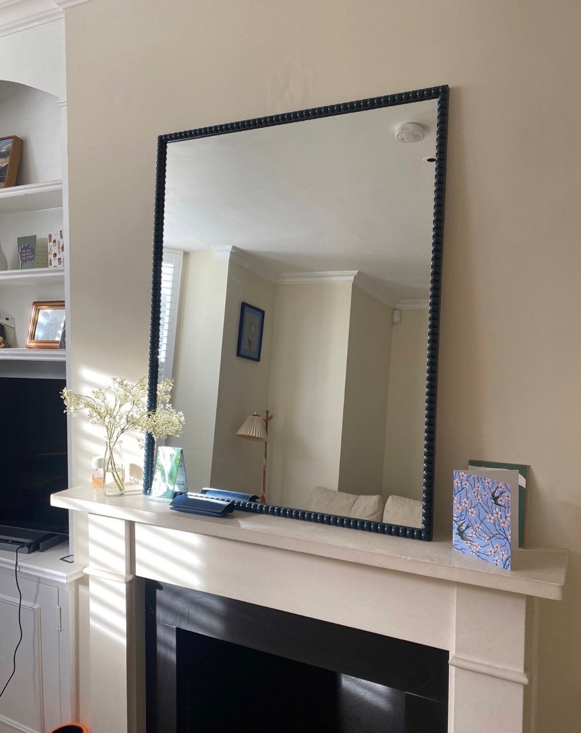 Beautiful Hand Painted Lacquered Bobbin Mirrors . Any Colour - Etsy