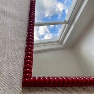 Beautiful Hand Painted Lacquered Bobbin Mirrors . Any Colour and Size ...