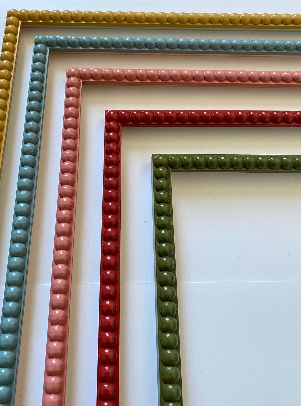 Beautiful Hand Painted Lacquered Bobbin Picture Frames. Any - Etsy