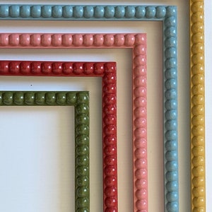 Beautiful Hand Painted Lacquered Bobbin Mirrors . Any Colour and Size ...