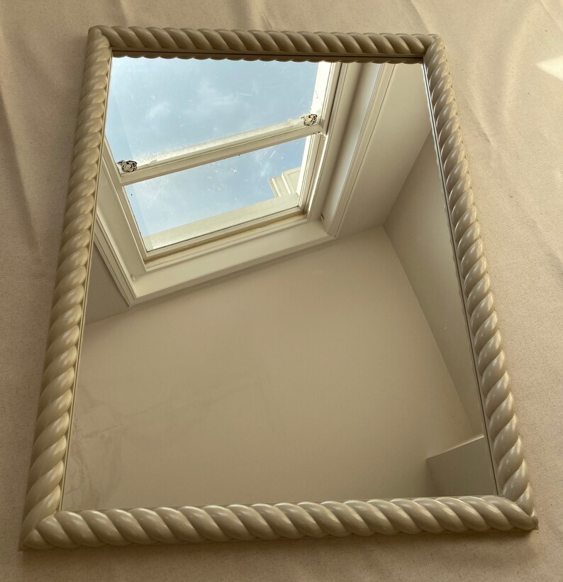 Beautiful Hand Painted Lacquered Rope Twist Mirrors . Any Colour and ...