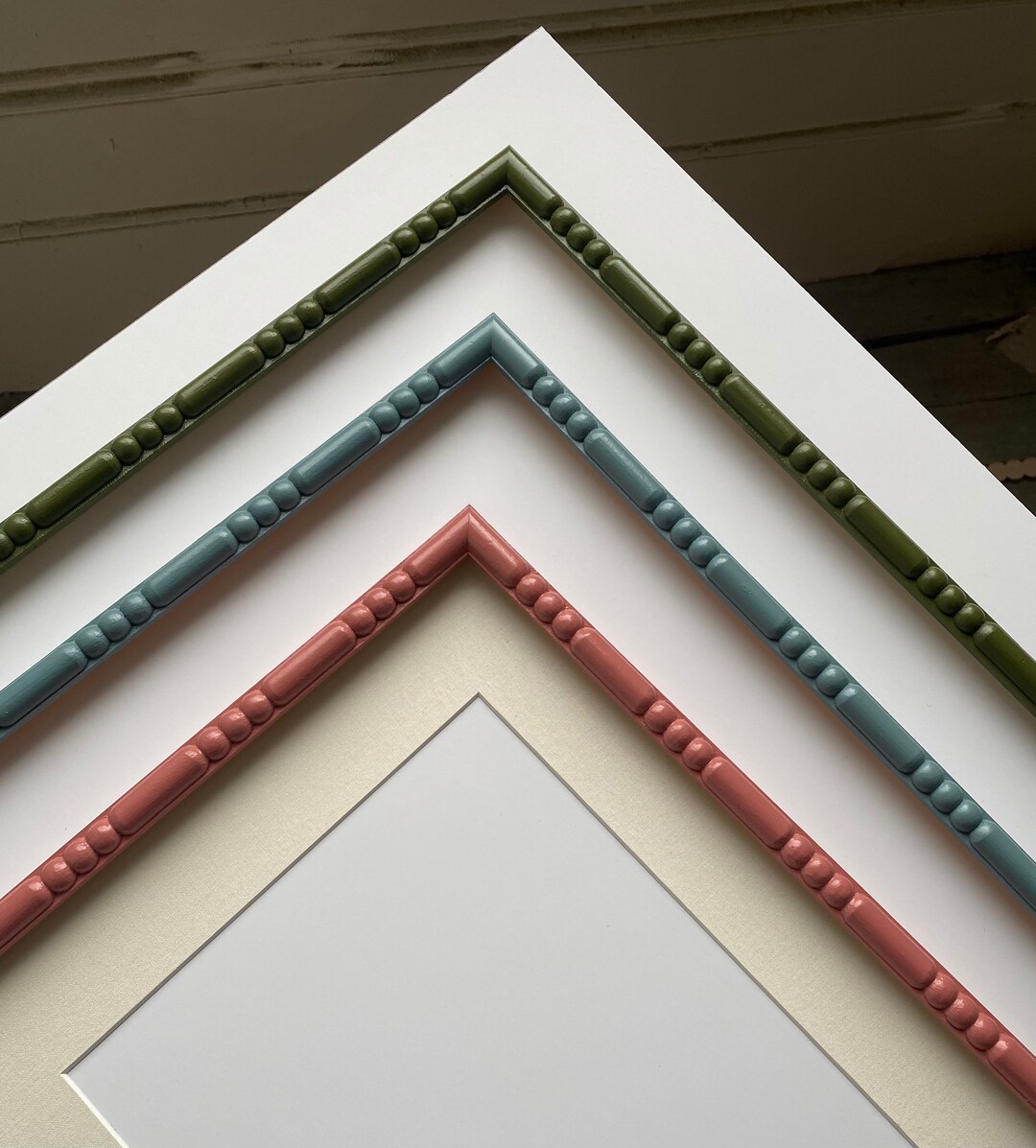 Beautiful Hand Painted Lacquered Bead & Bobbin Picture Frames. Any ...