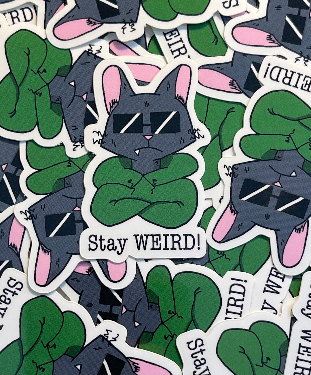Stay WEIRD! *mini* Sticker - Etsy