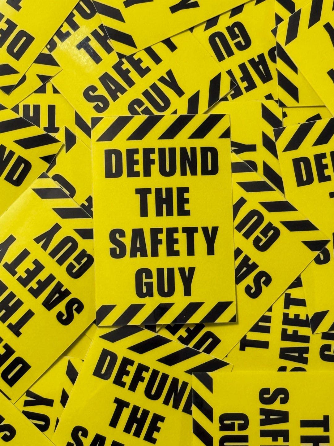 Defund the Safety Guy - Sticker *new Design* - Etsy