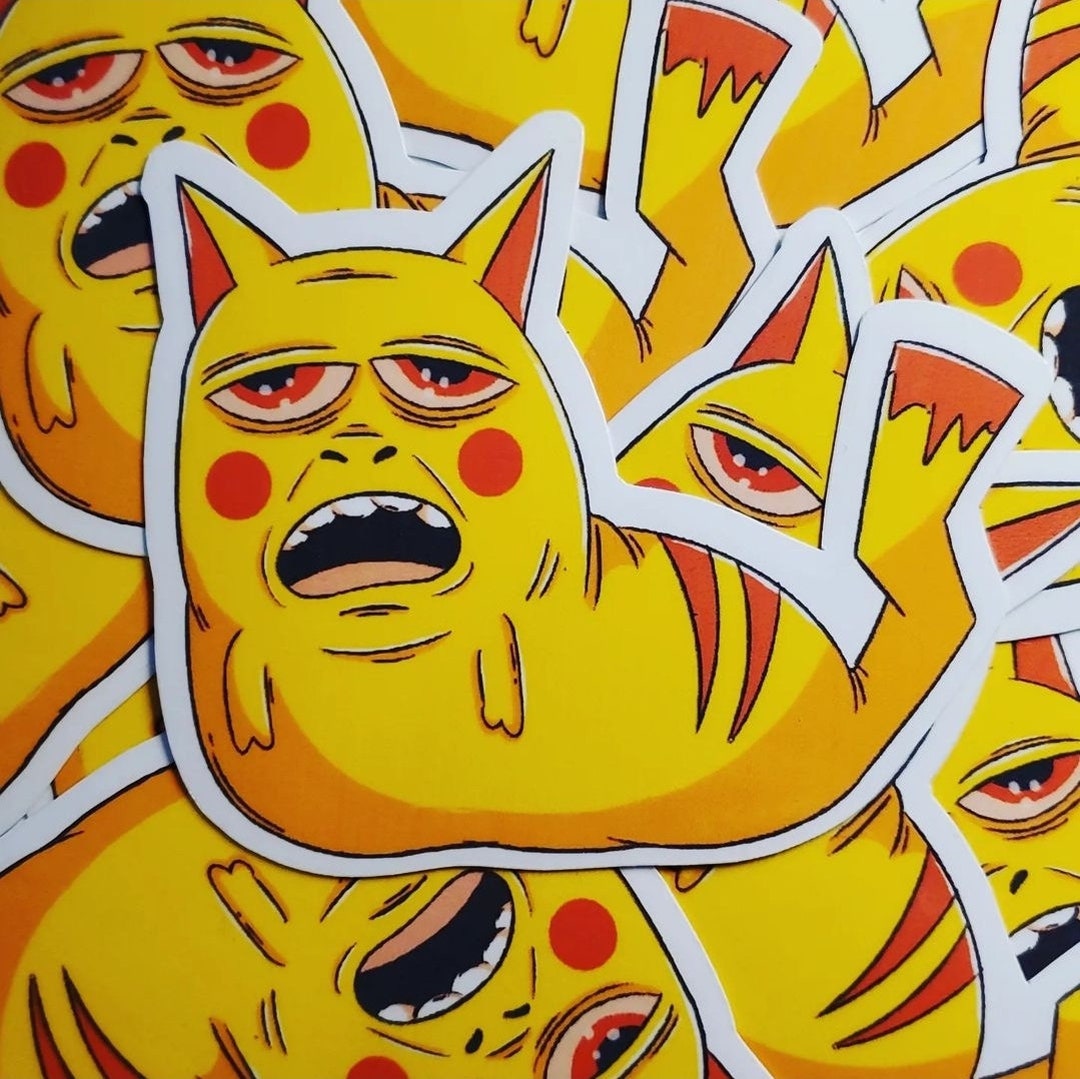 Pikachu the Hut Sticker - Etsy