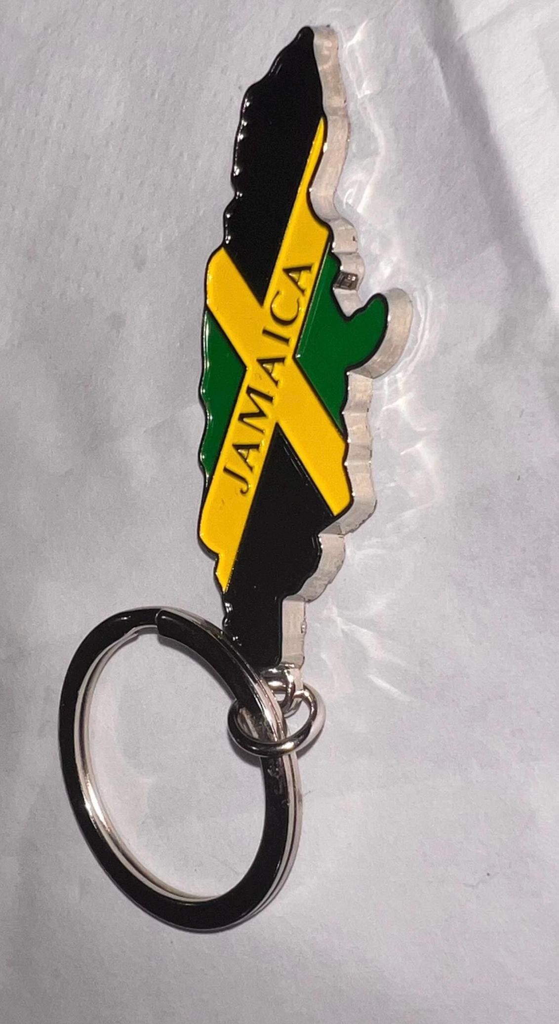 Jamaican Keychain: Crafted Jamaica Keyring - Etsy