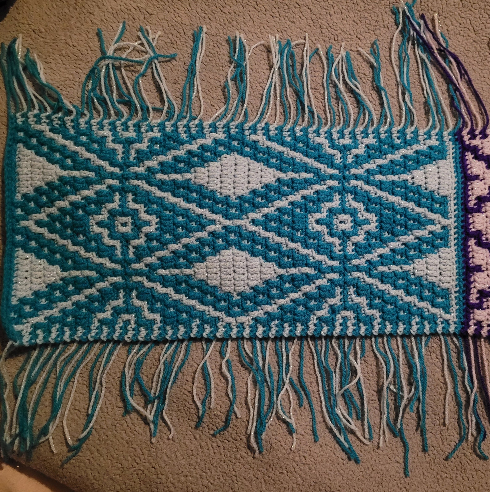 Dotty for Diamonds Overlay Mosaic Crochet Chart and Written Pattern - Etsy