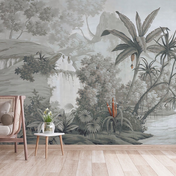 Jungle Wall Mural - Etsy