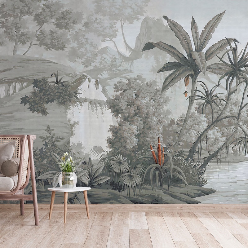 Jungle Wall Mural - Etsy