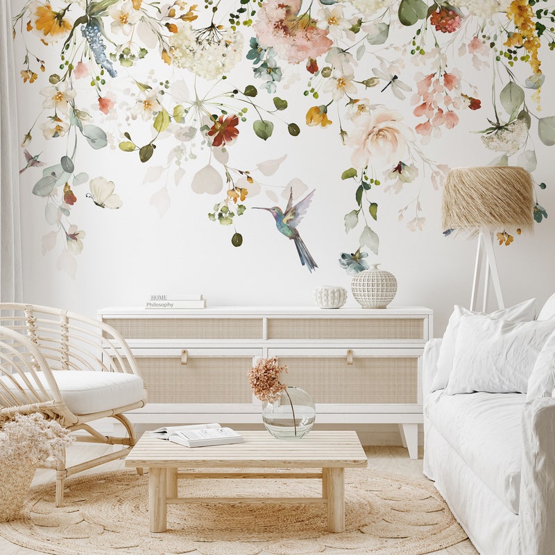Bird Wall Mural - Etsy