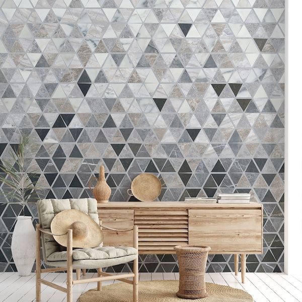 Geometric Wallpaper - Etsy