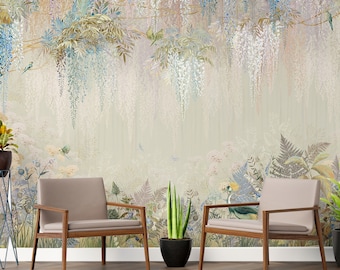 Modern Black Tree Branches Wallpaper Peel and Stick - Etsy