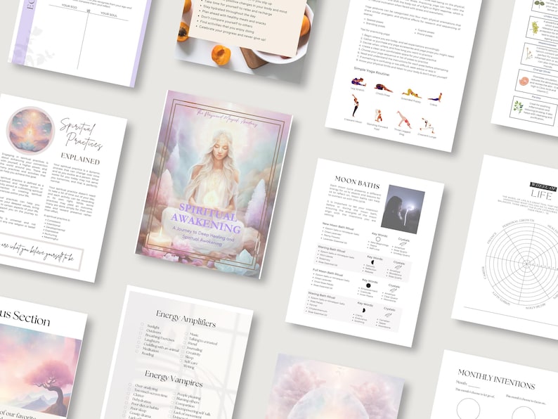 Spiritual Awakening Workbook, Self-care & Healing Guide (PDF) - Etsy