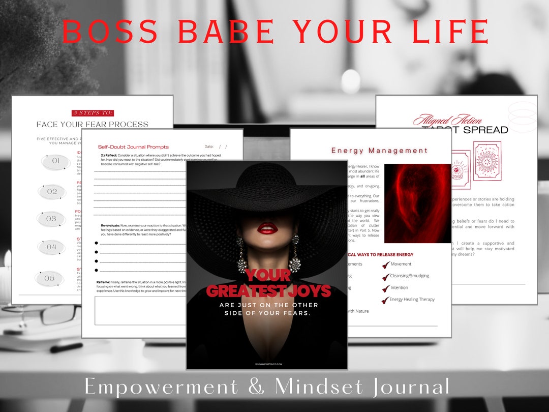 Empowerment Workbook, Empowerment Journal, Mindset Workbook, Journal ...