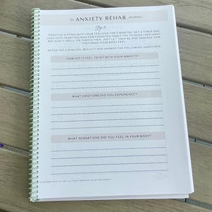 Anxiety Relief Journal, Anxiety Journal, Guided Journal, Mindfulness ...