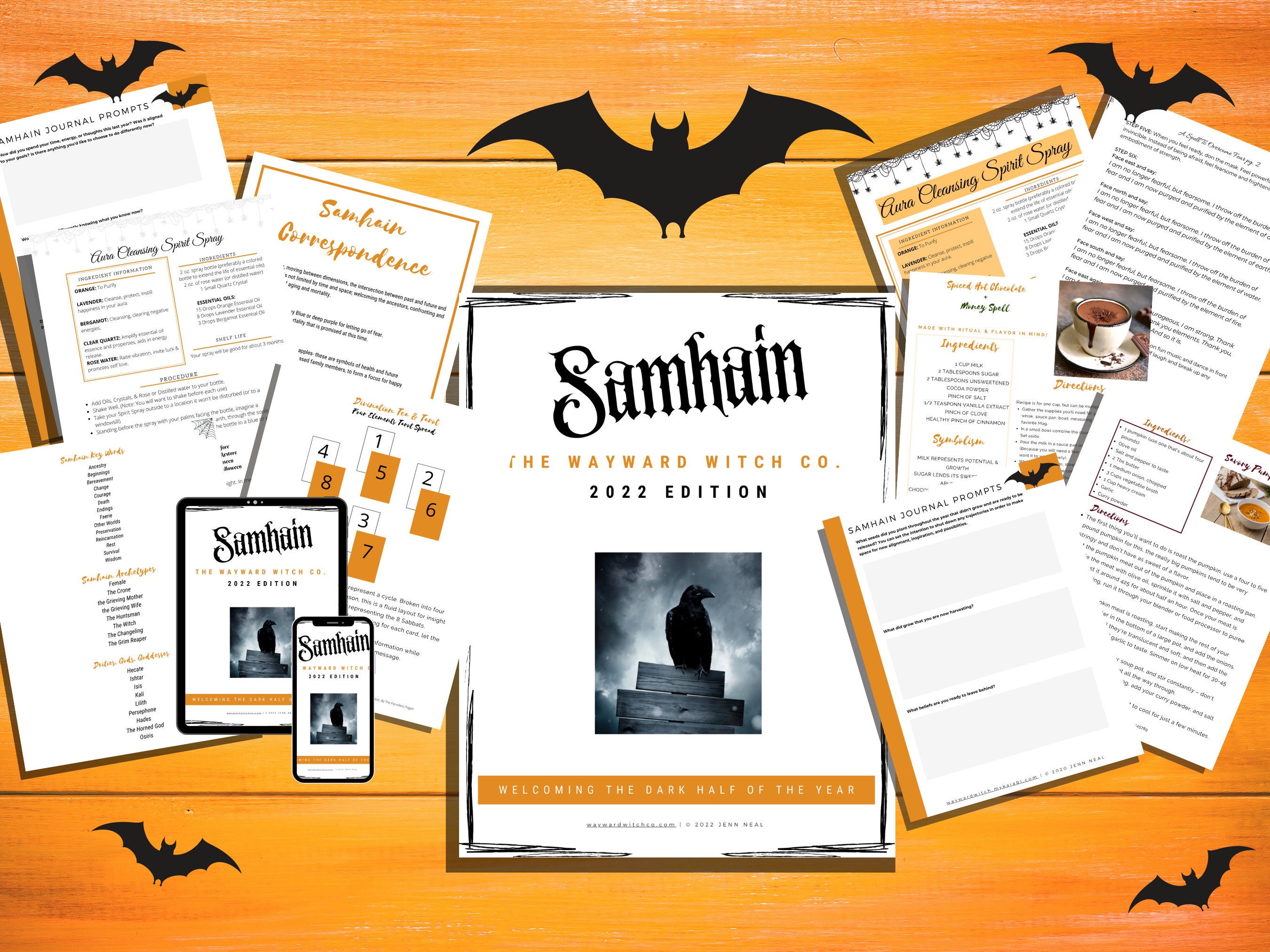 Samhain Guide Samhain Spell Book. Halloween Spells Samhain - Etsy