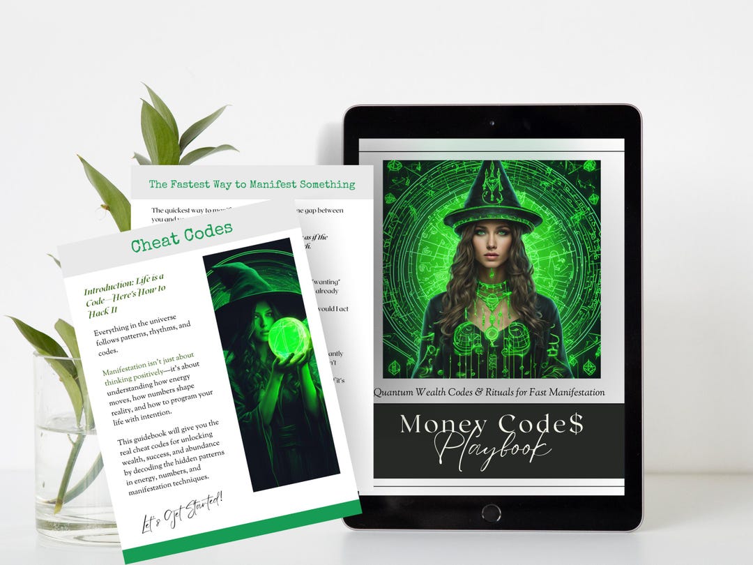 Money Codes Playbook, Manifestation Workbook & Journal, Manifestation ...
