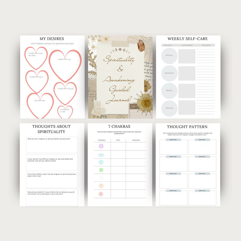 Spiritual Awakening Journal, Gifts for Spirituality, Journal ...