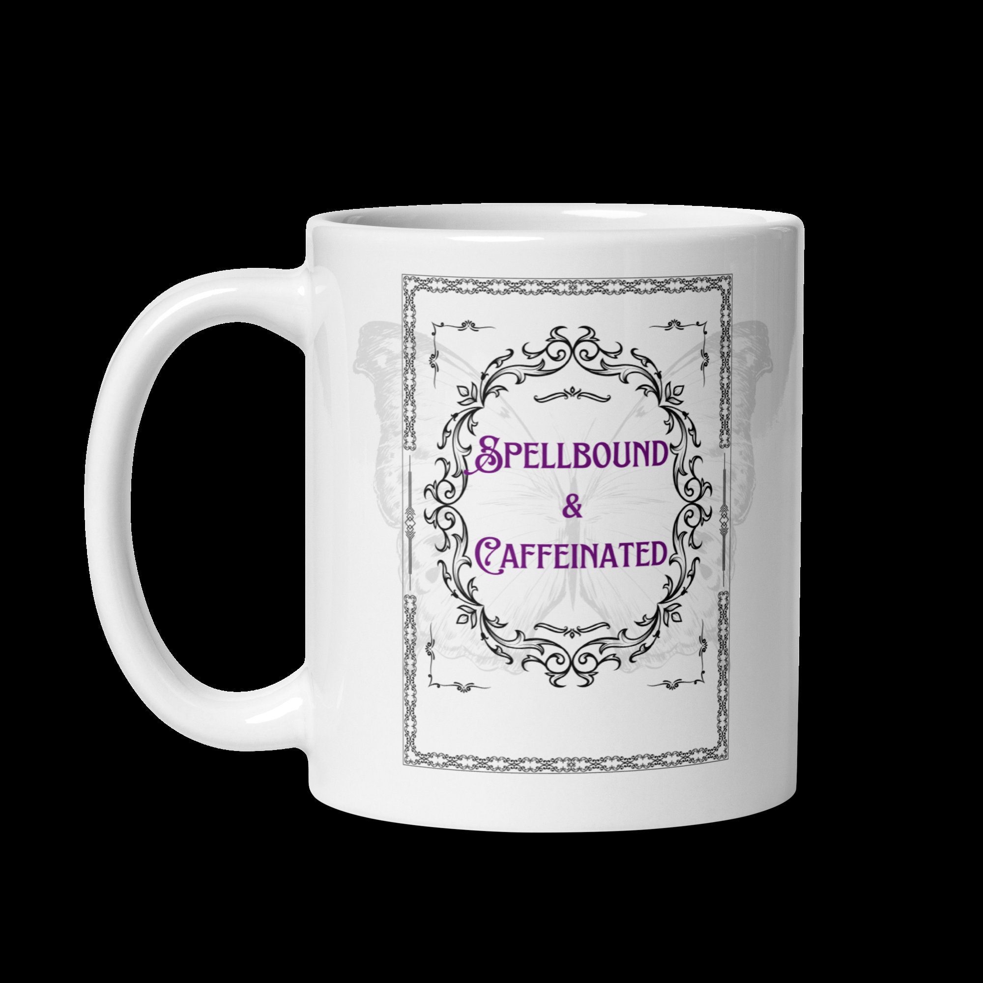 Spellbound & Caffeinated Mug Witchy Mug Witch Coffee Cup Witch ...