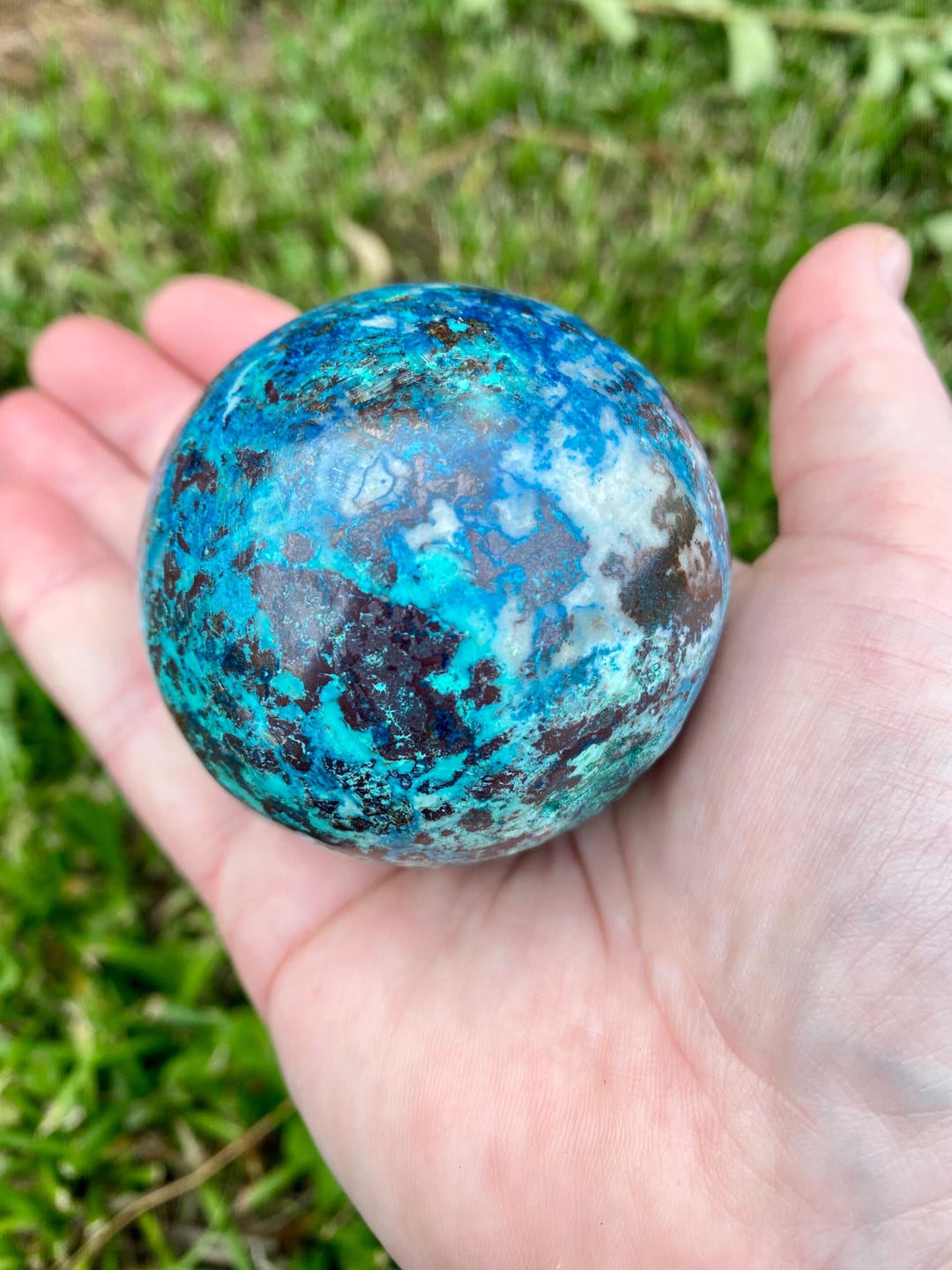 Beautiful Shattuckite Sphere - Etsy