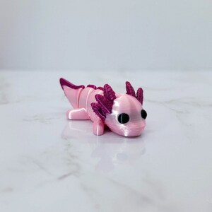 Articulated Axolotl, Fidget Toy, Tiny Axolotl, Desk Fidget Toy ...