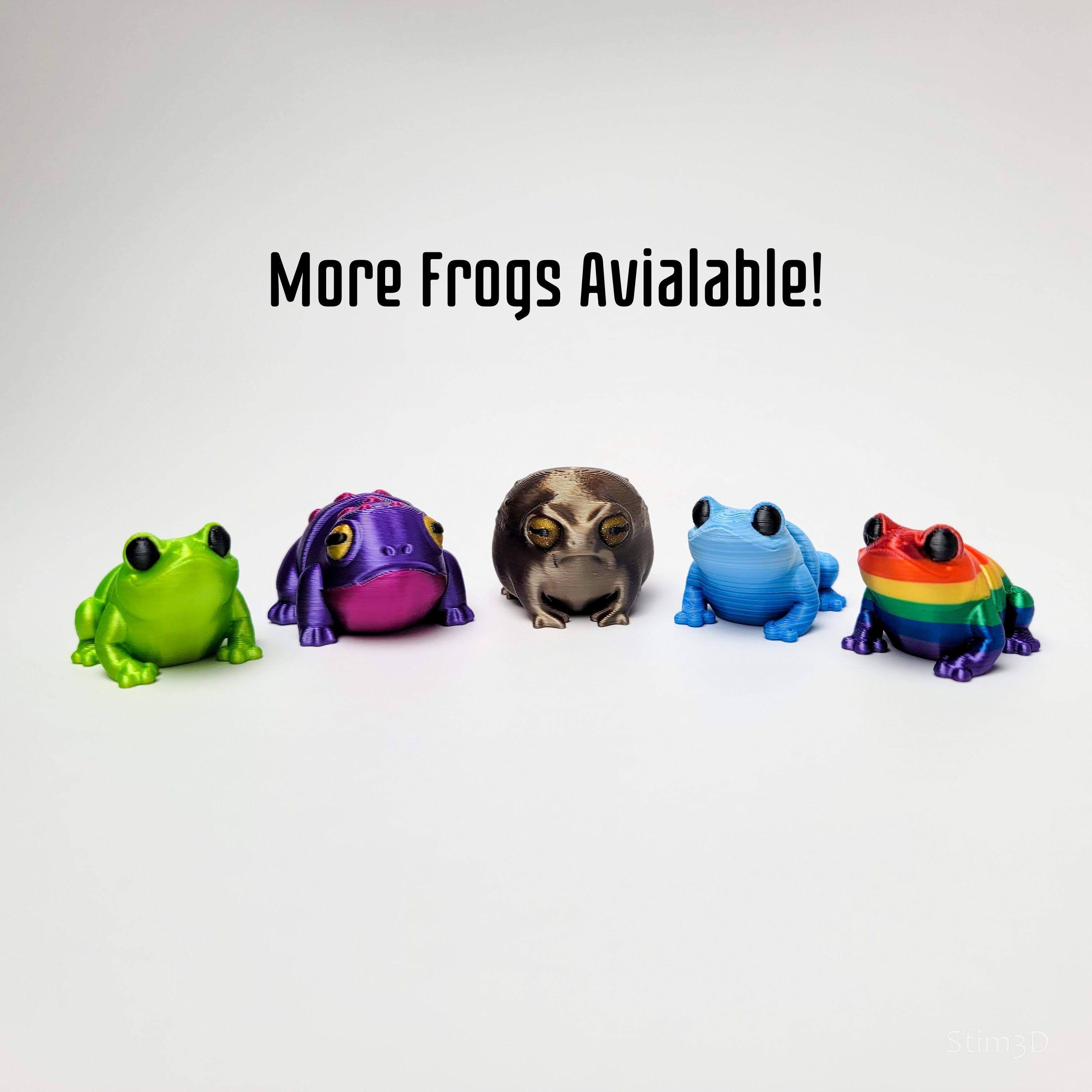 Grumpy Frog Desk Toy, Rain Frog Fidget Toy, Office Gift, Tiny Fidget ...