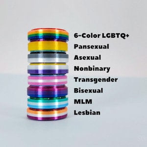 LGBTQ+ Fidget Rings, Pride Flag Fidget Rings, Pride Month, LGBTQ+ Flag ...