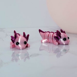 Articulated Axolotl, Fidget Toy, Tiny Axolotl, Desk Fidget Toy ...