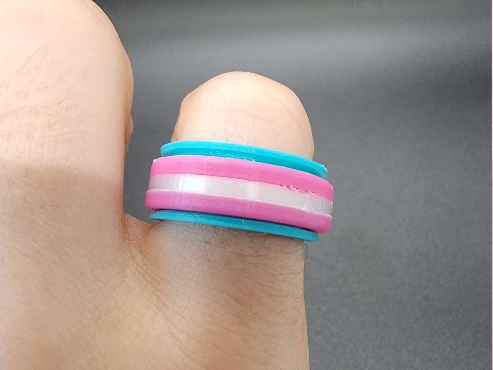LGBTQ Fidget Rings Pride Flag Fidget Rings Pride Month LGBTQ Flag Ring ...
