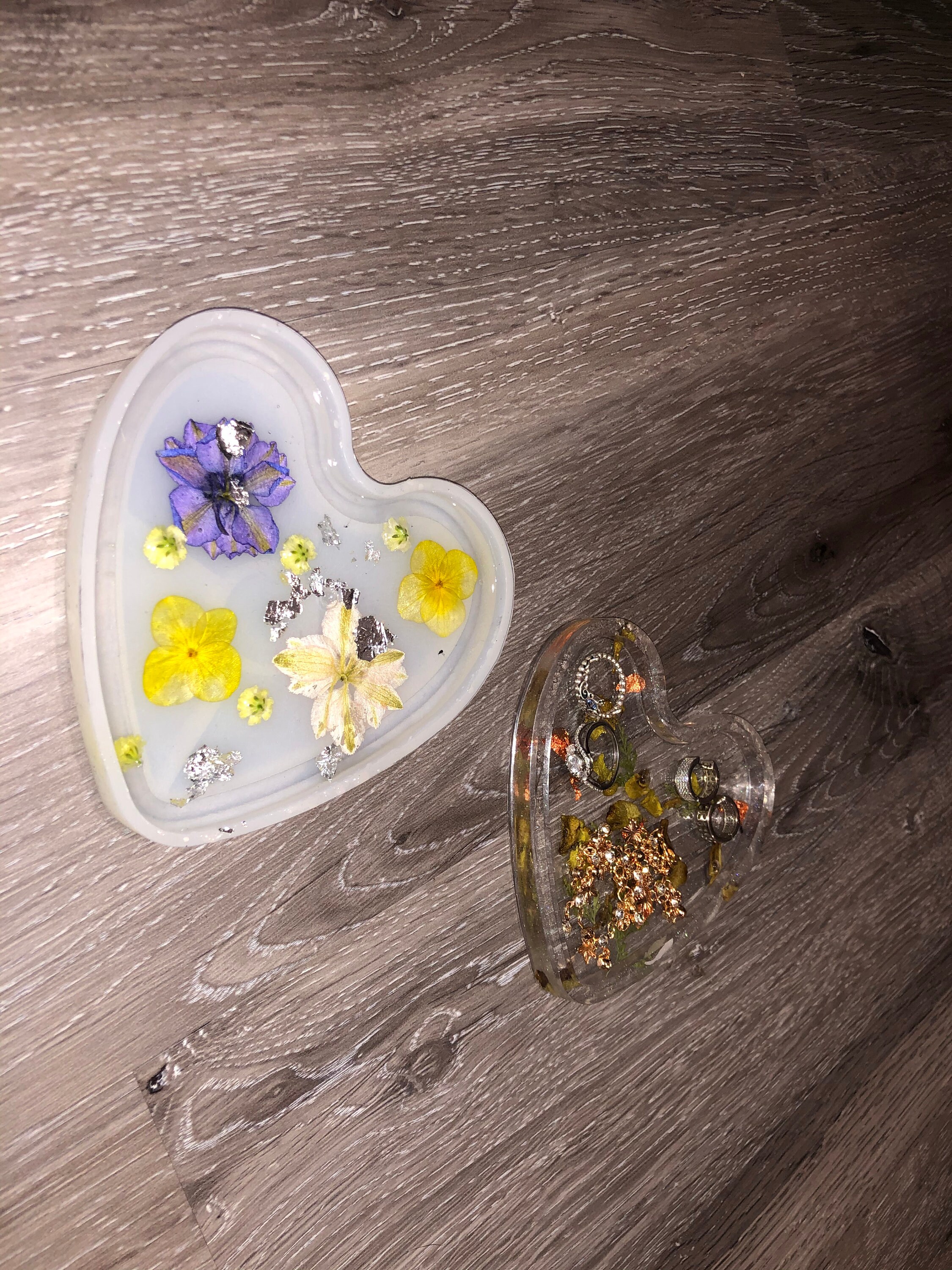 HEART SHAPED JEWELRY- Holder - Etsy