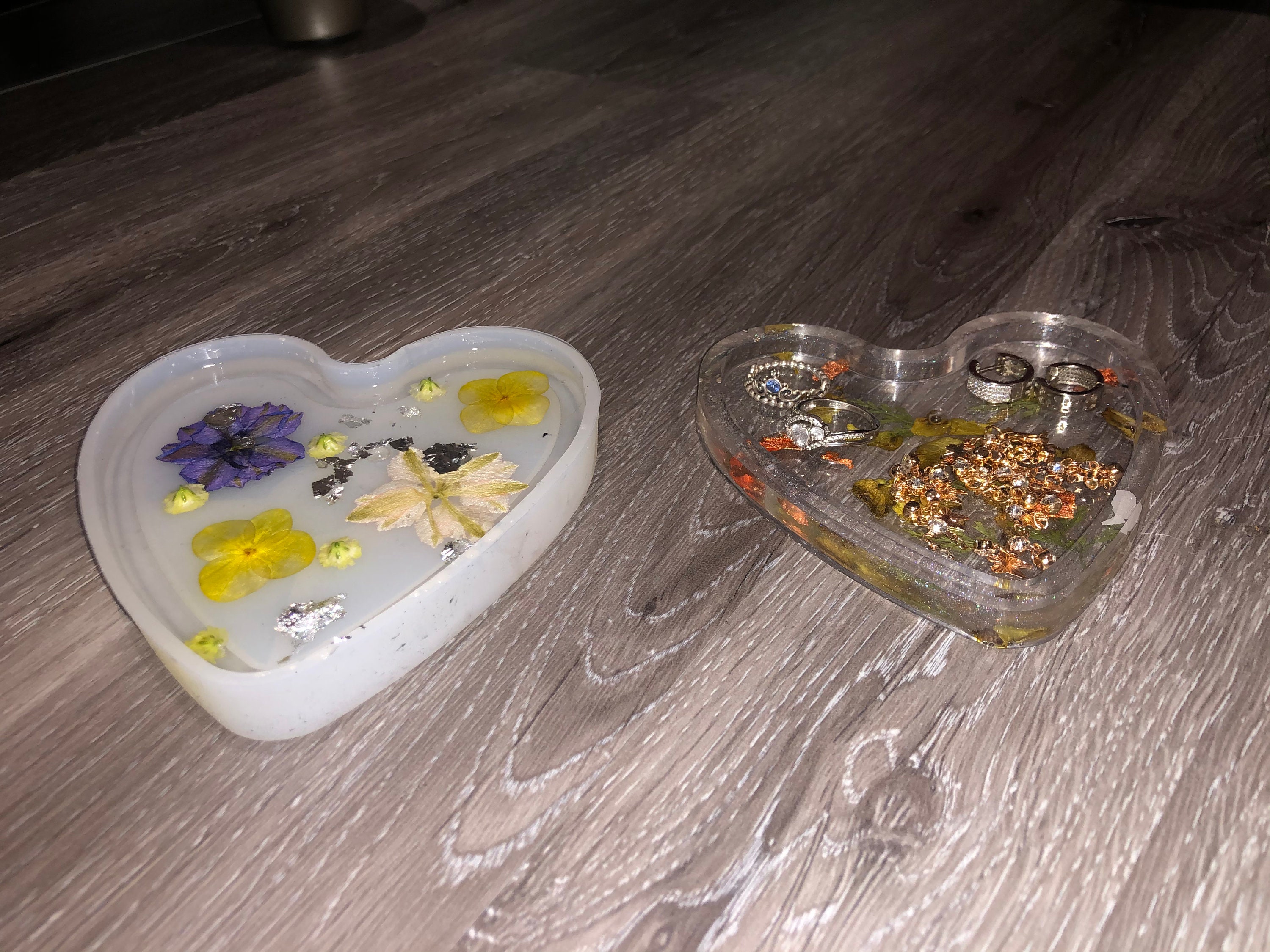 HEART SHAPED JEWELRY- Holder - Etsy