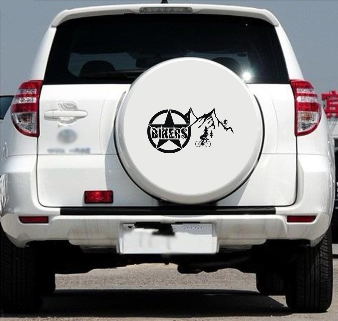 Stickers Toyota Rav4 Rav-4 Car Spare Tire Cover Decals Stickers Car ...