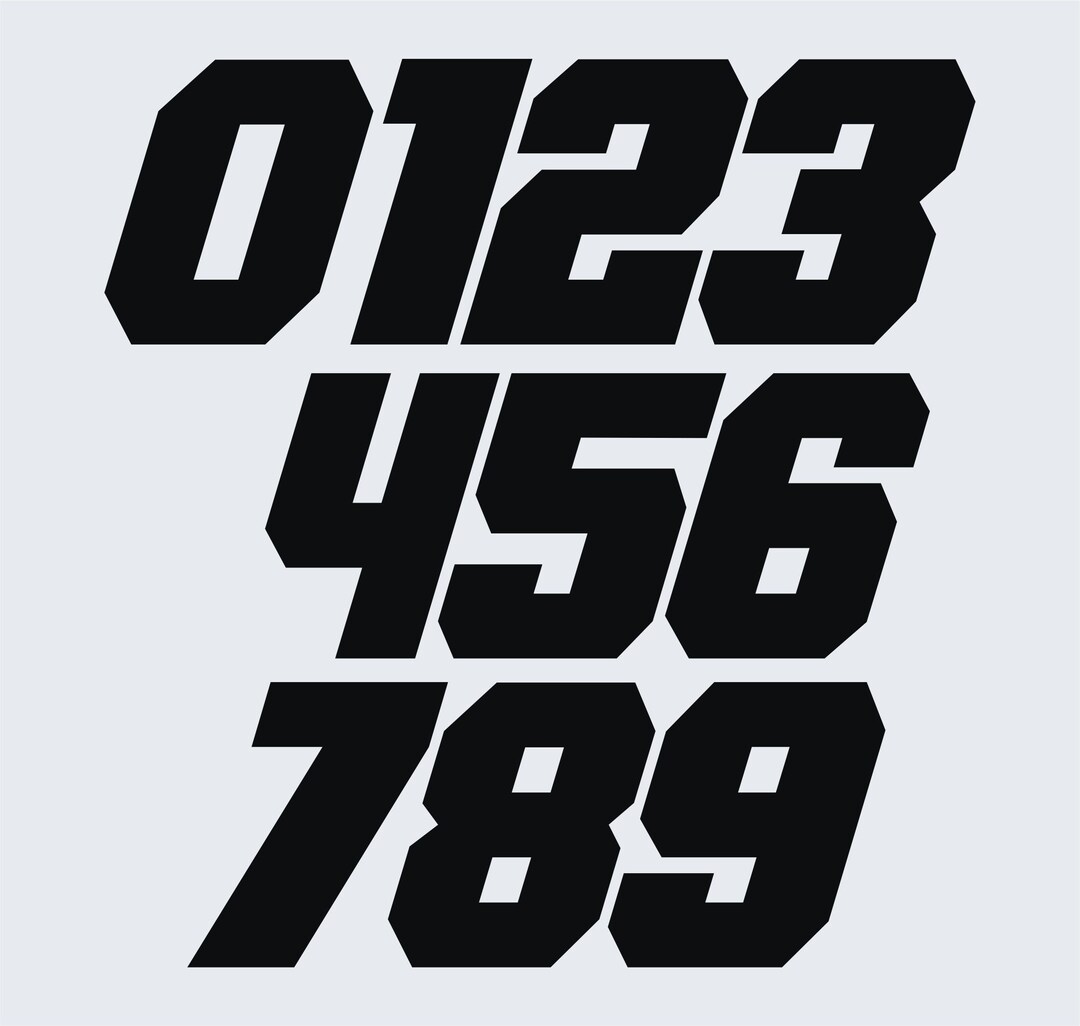 Stickers Numbers Moto Motocross Locker Room Locker Room Hotel Helmet ...