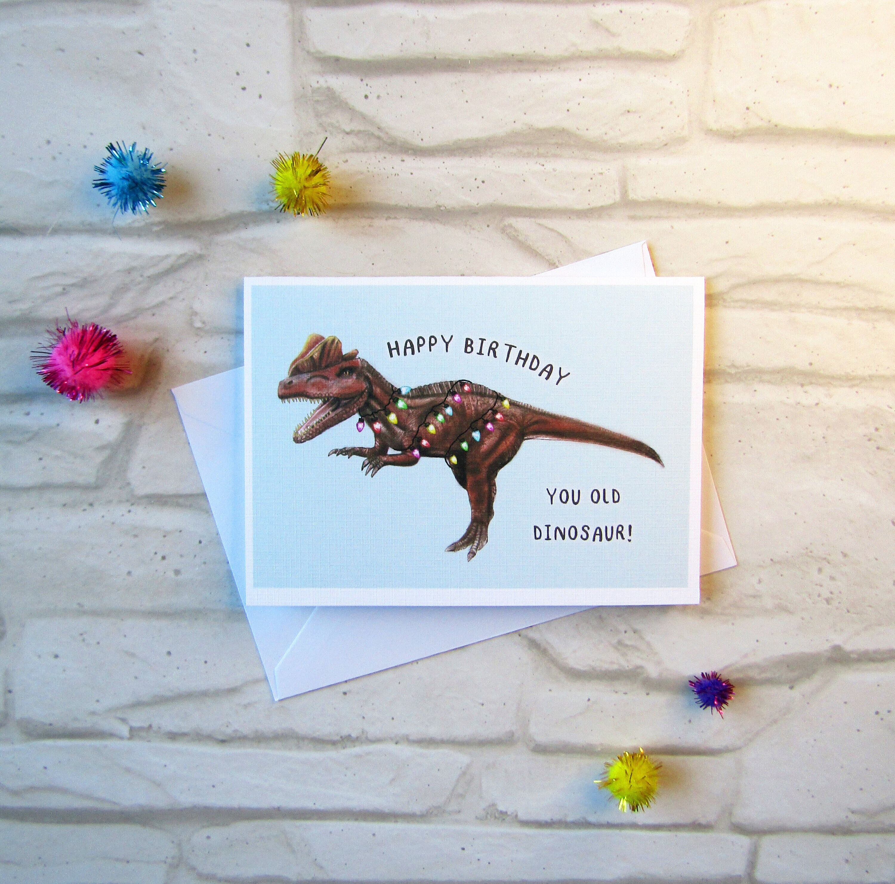 Dinosaur Birthday Card, Dino Card, Funny Birthday Card, Birthday Card ...